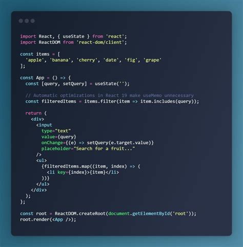 React 19 Introduces Automatic Optimizations Seraphim Sakiewicz Posted