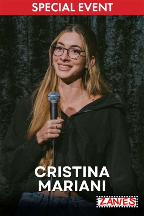 Cristina Mariani Special Event Zanies Chicago Comedy Club