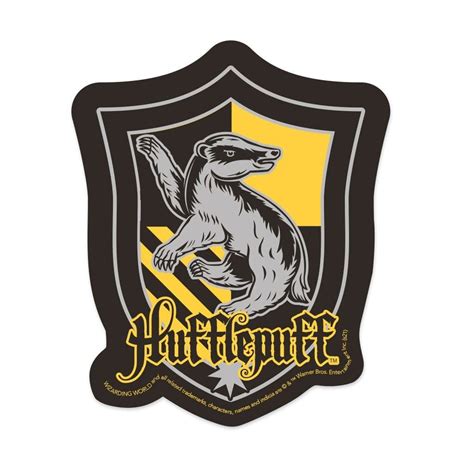 Harry Potter Vinyl Sticker Hufflepuff Shield Default Title Paper