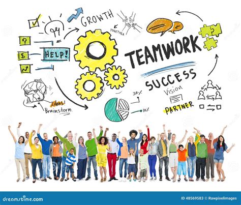 Teamwork Team Together Collaboration People Celebration Concept Stock Image Image Of Large