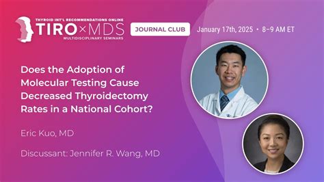 Does Molecular Testing Lower Thyroidectomy Rates With Dr Kuo Youtube