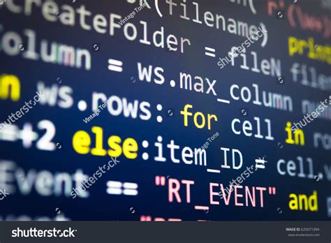 Software Developer Programming Code Abstract Computer Stock Photo Shutterstock