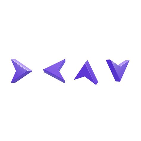 Cursor Pointer D Ui Icon Collection PNG