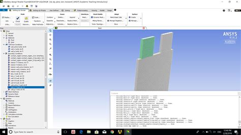 Battery Cell Modelling By Fluent