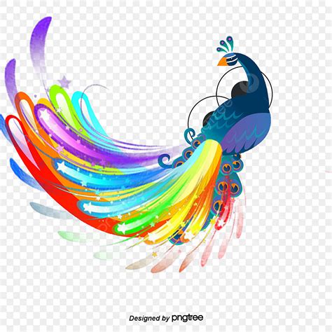 Watercolor Peacock Clipart Vector Watercolor Peacock Pattern Watercolor Vector Peacock Vector