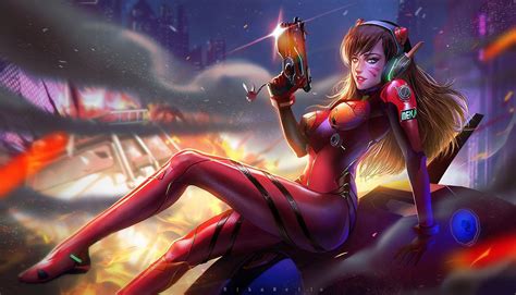 Overwatch Dva Wallpapers Wallpaper Cave