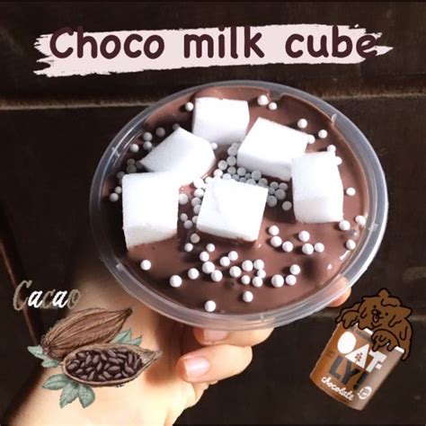 Jual Choco Milk Cube Slime 200ml Shopee Indonesia