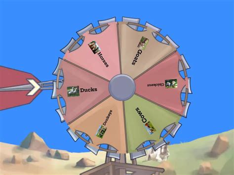 Kindy 2 Unit 4 Vocabulary Plural Random Wheel