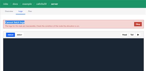 Cannot Fetch Logs For Tasks In Nomad Ui · Issue 8136 · Hashicorpnomad