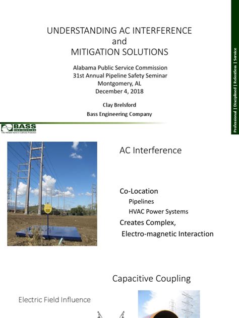Understanding Ac Interference Pdf Alternating Current Corrosion