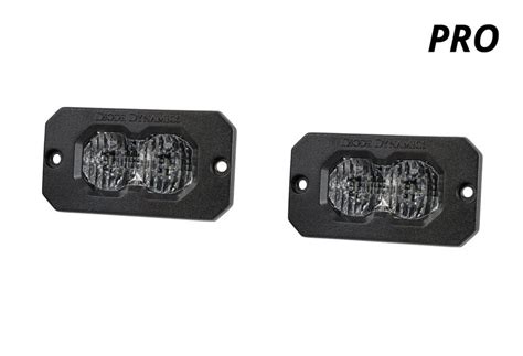 C2 20 White Pro Flush Mount Led Pod Pair