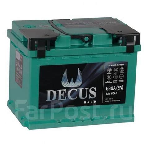 Аккумулятор Decus 60Ач прямая, 60 А.ч. новый, в наличии. Цена: 6 350₽ в ...