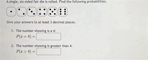 solved give your answers to at least 3 decimal places 1