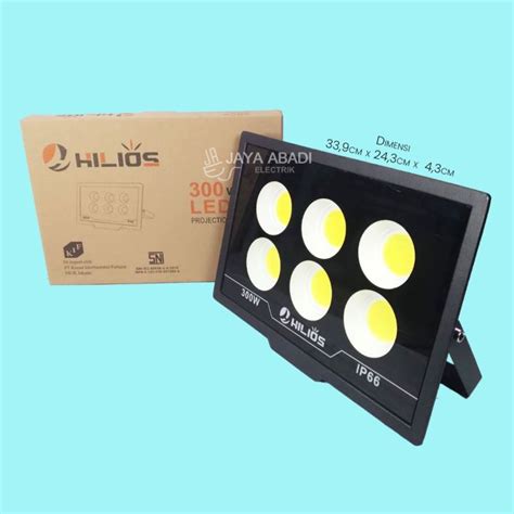 Lampu Sorot Led Cob 300 Watt Hilios Lampu Sorot Led Tembak Cob 300 W Outdoor Lazada Indonesia