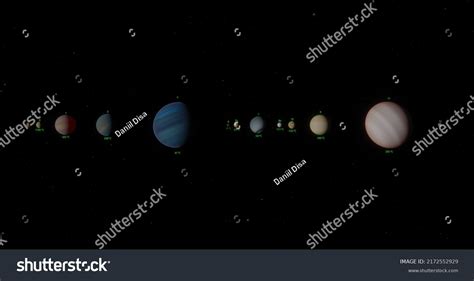 Star Planets Exoplanet System Scheme Diagram Stock Illustration 2172552929 Shutterstock