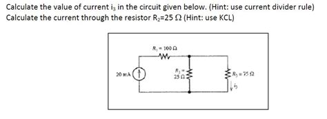 Solved Calculate The Value Of Current I3 In The Circuit
