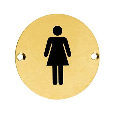 Door Handles Simply Door Handles Stainless Steel Female Wc Door Sign