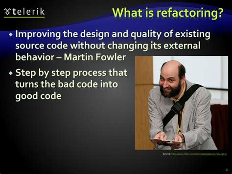 ppt refactoring improving the quality of existing code powerpoint