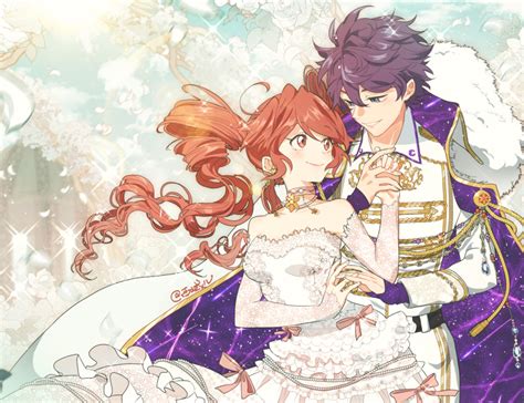 Safebooru 1boy 1girl Aiguillette Artist Name Bare Shoulders Belt