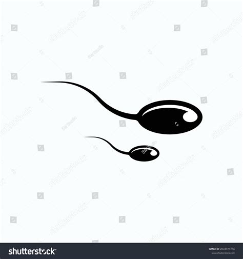 Sperm Icon Embryo Symbol Vector Stock Vector Royalty Free 2024971286
