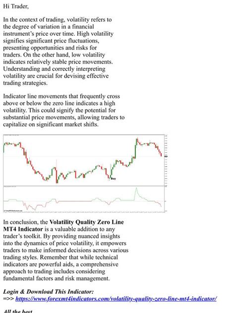 Forex Mt4 Indicators Download Volatility Quality Zero Line Mt4