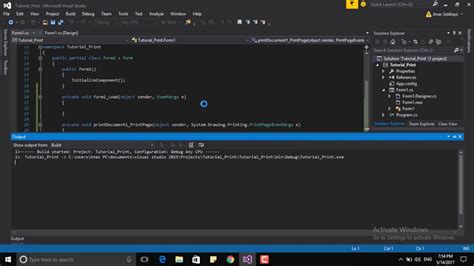 Print Datagridview C Tutorial Youtube