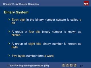 Ee Chapter Arithmetic Operation PPT