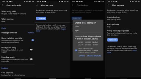How To Backup And Restore Signal Chat