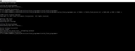 c2000ware serial flash programmer application issue c2000