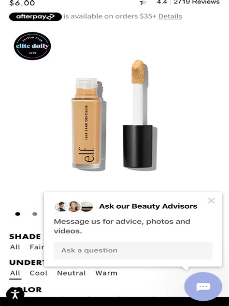 Elf Camo Concealer Full Coverage Concealer E L F Cosmetics Pdf
