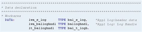 Sap Abap Central Global Class And Method For Application Log