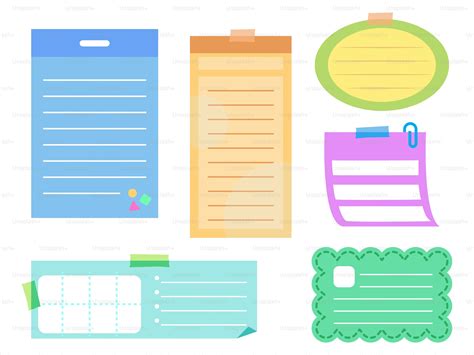 흰색 배경에 다양한 종이와 스크랩 벡터 Unsplash의 요소 이미지