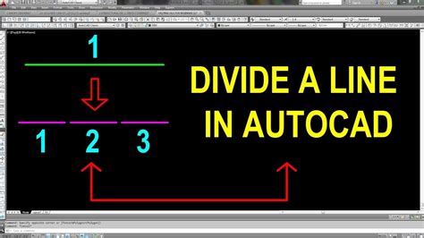 How To Divide A Line In Autocad YouTube