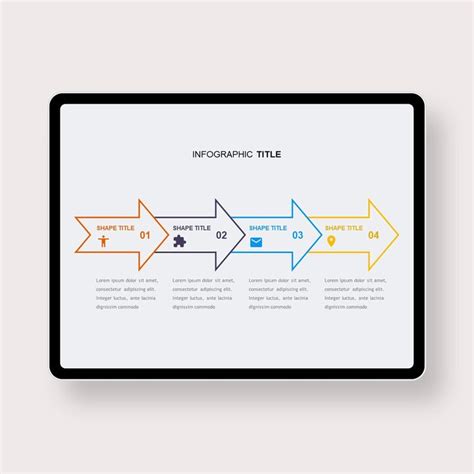 Outline Arrow Process PowerPoint Templates Powerpoint Templates Infographic Powerpoint