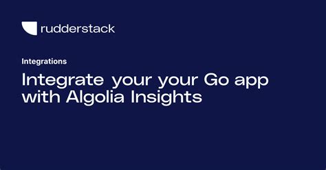 Integrate Your Your Go App With Algolia Insights