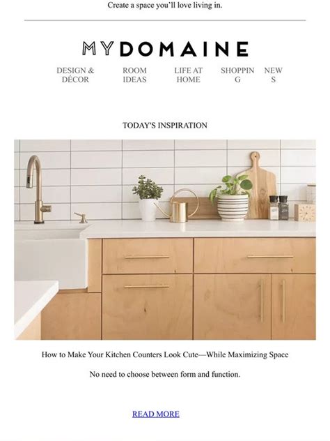 Mydomaine How To Make Your Kitchen Counters Look Cute—while Maximizing Space Milled