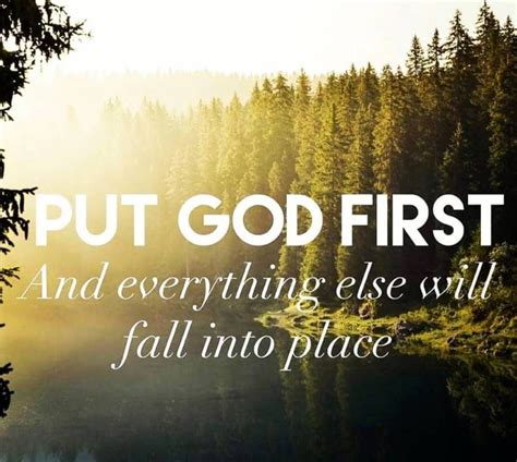 Remember “when We Put God First [and In The Forefront Of