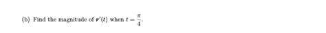 solved 4 20 points consider the curve r r t costi