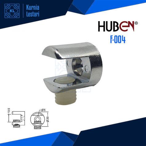 Ambalan Jepit Kaca Bracket Rak Kaca Huben F 004 Lazada Indonesia