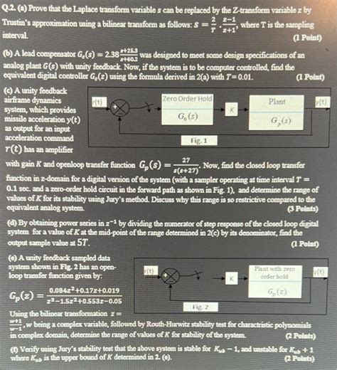 solved q 2 a prove that the laplace transform variable s