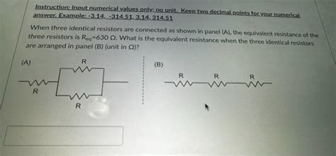 Solved Instruction Input Numerical Values Only No Unit