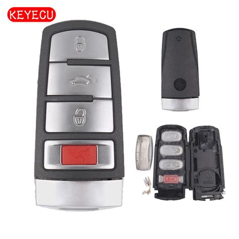 Keyecu Replacement Remote Car Key Shell Case Fob 3 1 Button For VW Volkswagen Magotan Passat