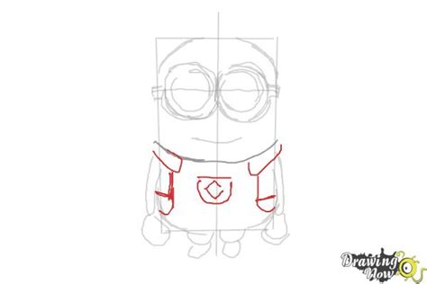 How To Draw Kevin The Minion From Despicable Me DrawingNow