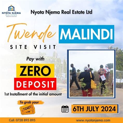 Malindi Plots Site Visit Nyota Njema Real Estate