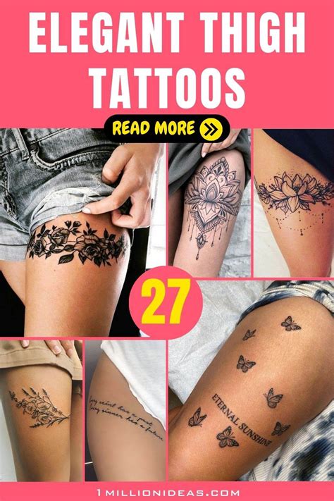 Elegant Thigh Tattoos To Level Up Your Sexiness And Charm