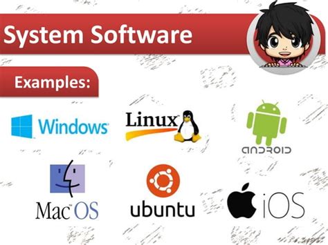 Parts Of Computer Software Pptx Operating Systems Computer