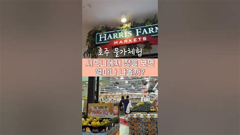 시드니에서 2인 가구가 장을 보면 얼마나 쓸까 호주 물가체험 호주브이로그 국제커플 시드니브이로그 Youtube