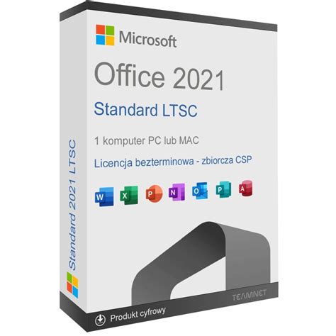 Microsoft Office 2024 Ltsc Standard Csp Gov Cena Kup Taniej Legalna Licencja Teamnet