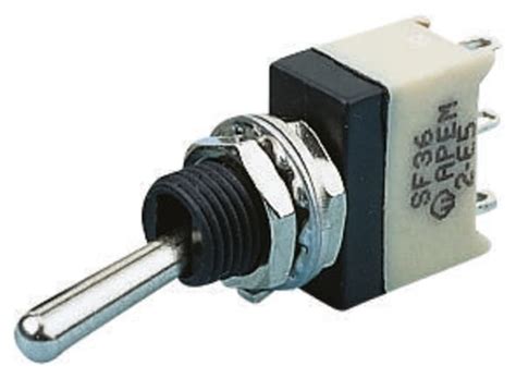 sf36s010000 apem apem toggle switch panel mount on on spst solder