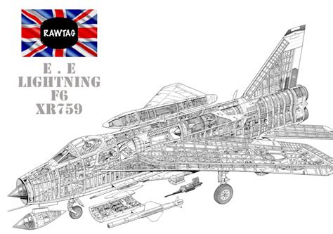 Rawtag 13 Genuine English Electric Lightning F6 Xr759 Deluxe Package